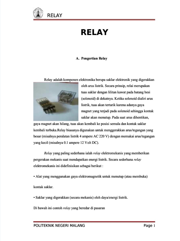 Relay | PDF