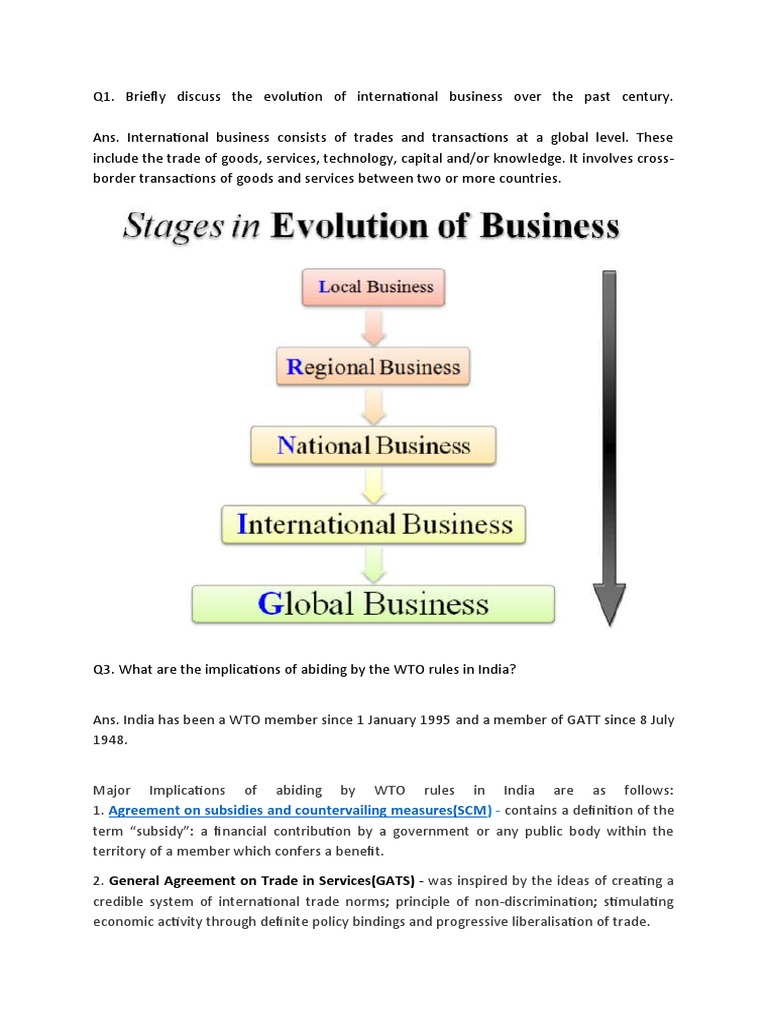 Business International Dynamics | PDF | World Trade Organization ...