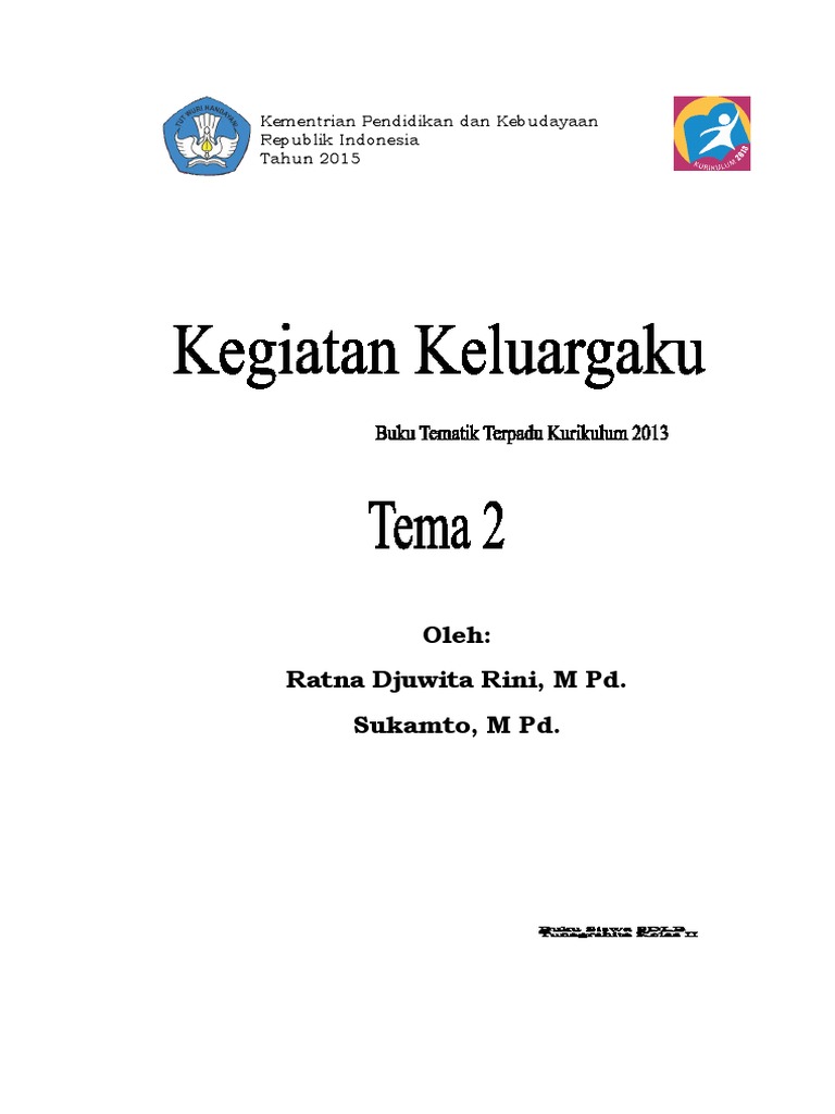 Bs Tema 2 Subtema 1 2 Kelas 2 Tunagrahita | PDF