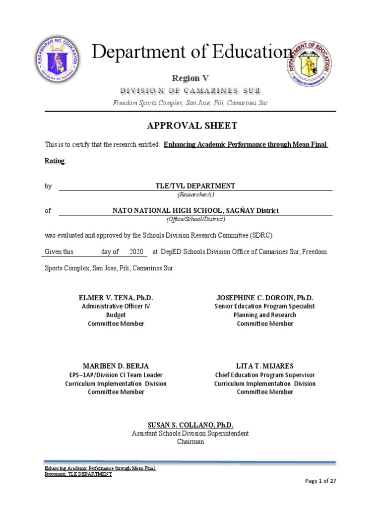 Action Research Tle | PDF | Motivation | Motivational