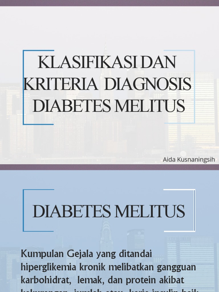 Kriteria Dan Diagnosis DM | PDF