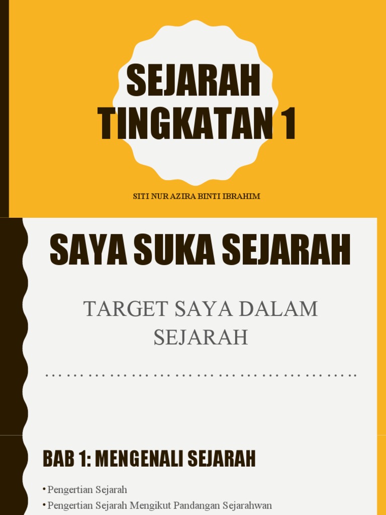 Bab 1 Mengenali Sejarah | PDF