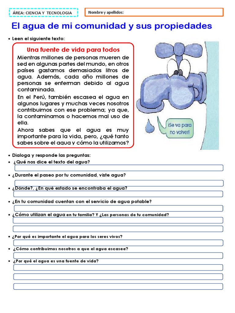 16-08-22 - Cyt - Hoja Aplicacion | PDF | Agua | Propiedades del agua