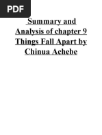 Chapter 1 Analysis of Things Fall Apart | PDF