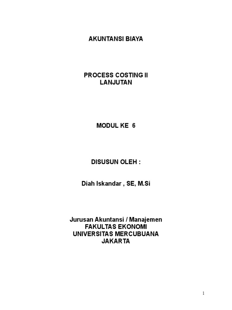 HP Proses FIFO | PDF
