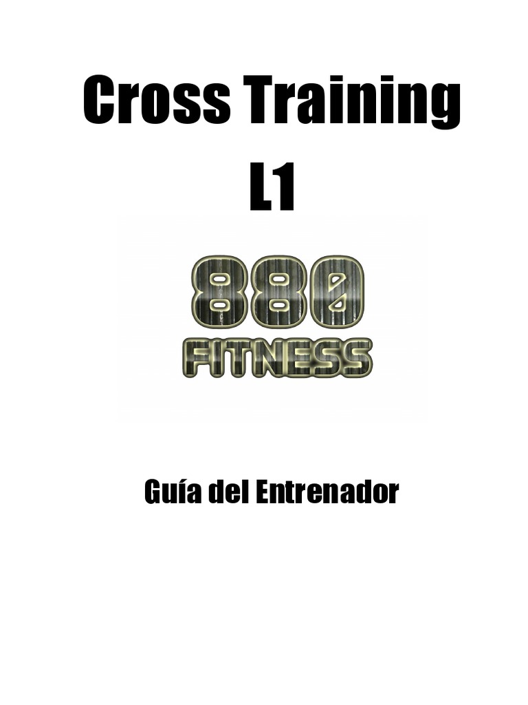 Guia de Entrenamiento Cross Training Curso | PDF