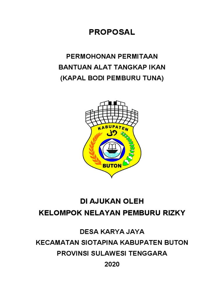 Proposal Bantuan Nelayan Pemburu Rizky | PDF