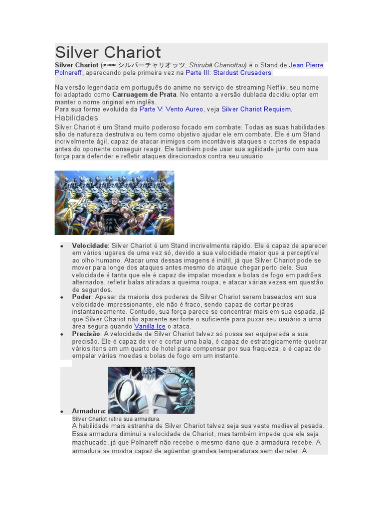 Silver Chariot | PDF | Espada