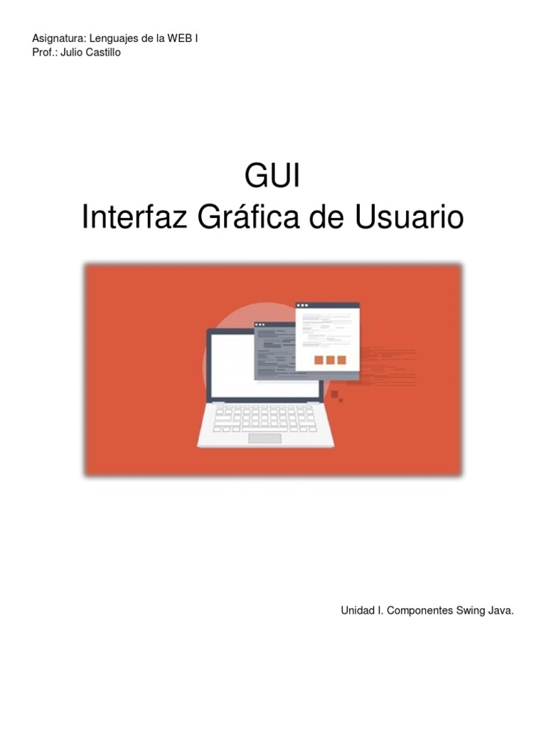 Interfaces Con Mucho Swing Pdf Java Lenguaje De Programación 