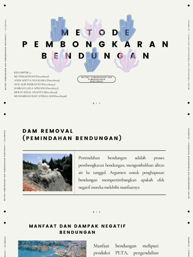 Metode Pembongkaran Bendungan | PDF