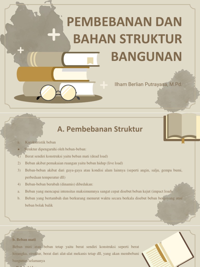 Pembebanan Dan Bahan Struktur | PDF