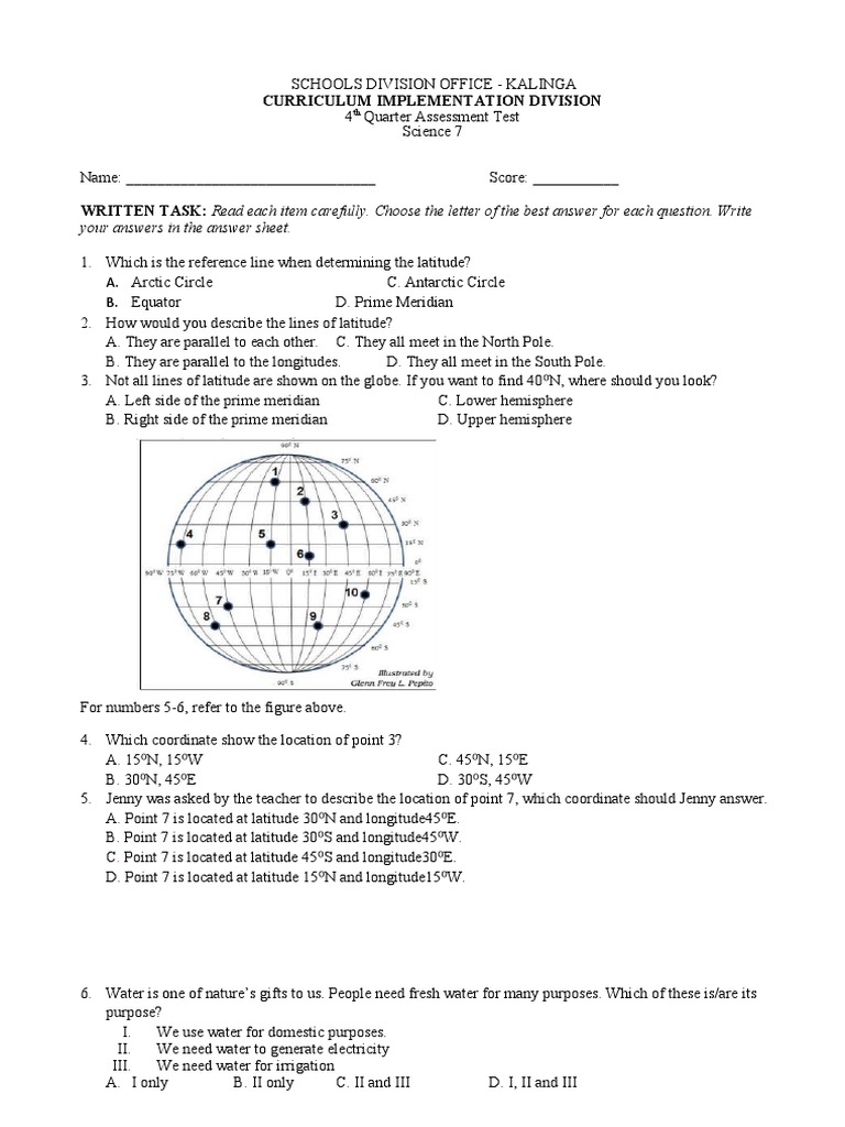 Your Answers in The Answer Sheet.: Curriculum Implementation Division | PDF | Eclipse | Moon