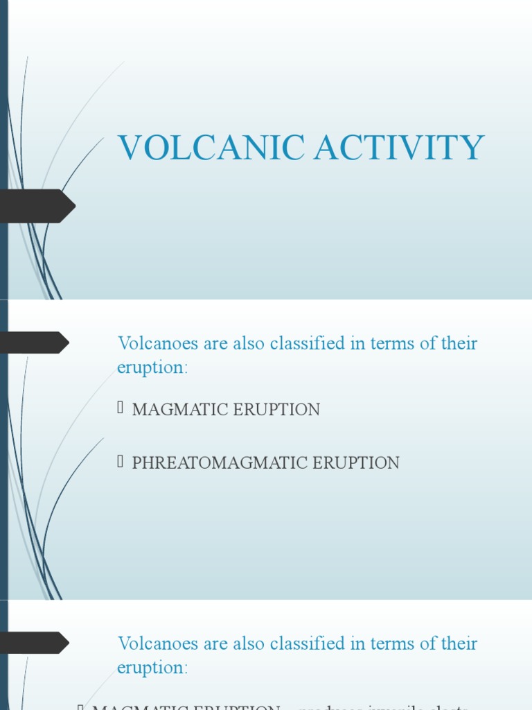 Volcanic Activity | PDF | Volcano | Types Of Volcanic Eruptions