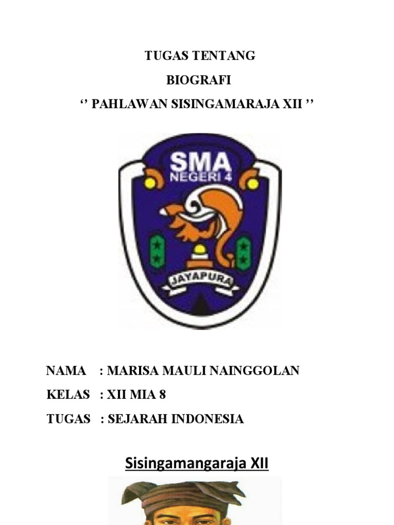 Biografi Pahlawan Nasional Sisingamangaraja XII, Raja Perlawanan di ...