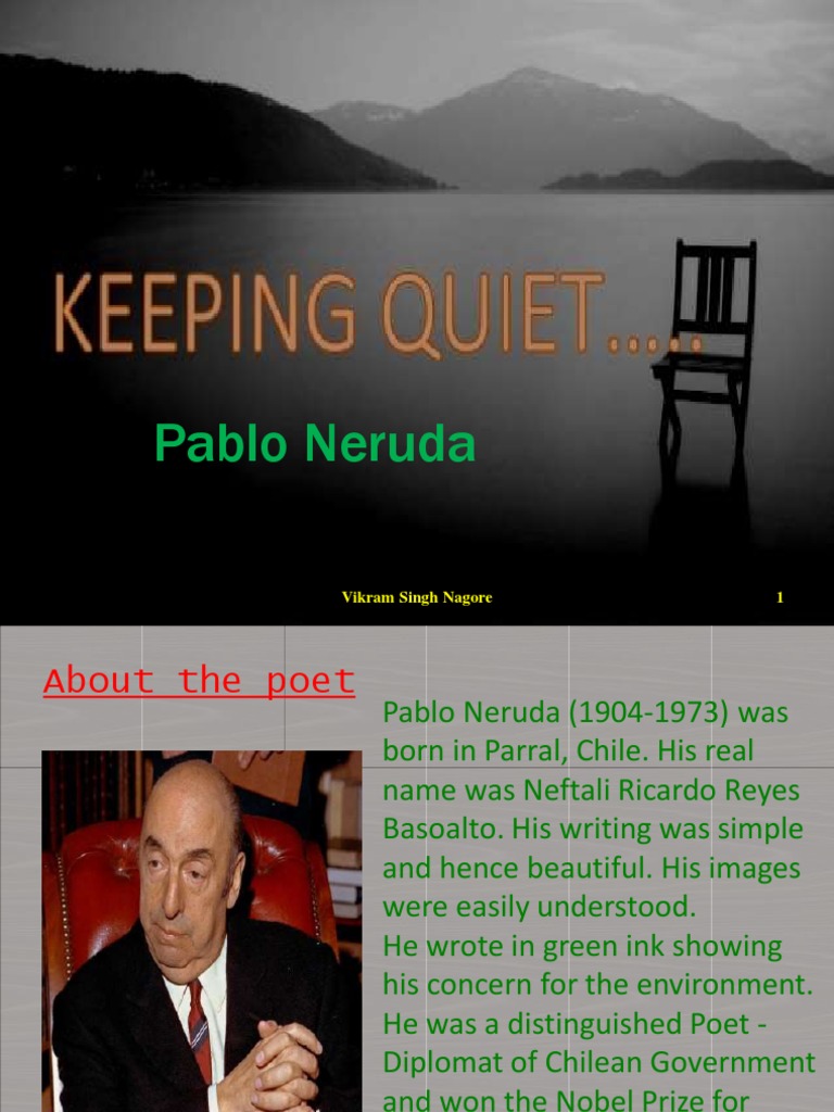 Xii p.3 PPT of Keeping Quiet | PDF