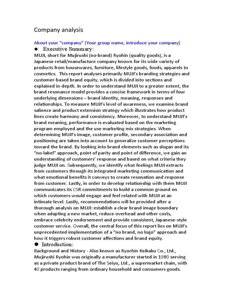 Understanding MUJI's Unique 'No-Brand' Strategy Through Comprehensive ...