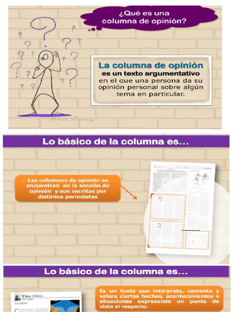 La Columna de Opinión | PDF
