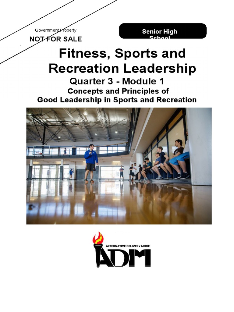 Fitness, Sports and Recreation Leadership: Quarter 3 - Module 1 | PDF ...
