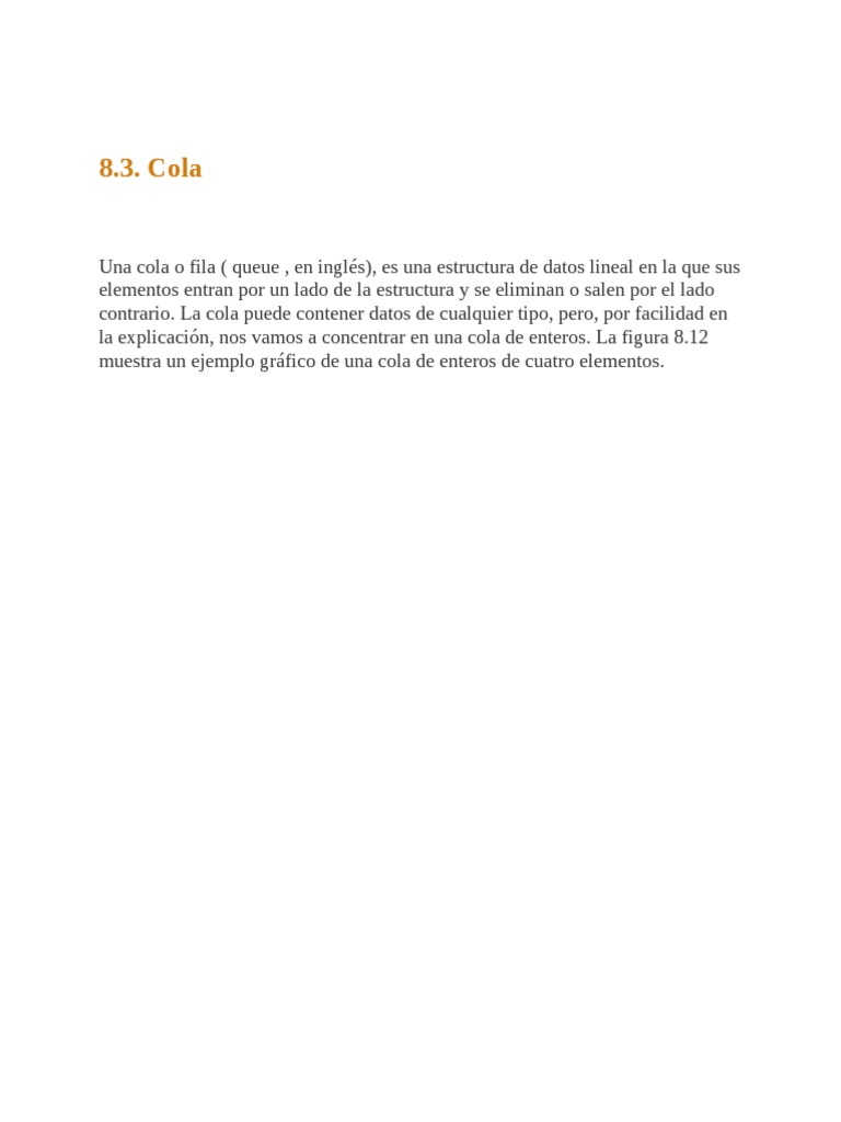 Pila Y Cola Lenguaje Ensamblador | PDF | Cola (tipo de datos abstractos ...