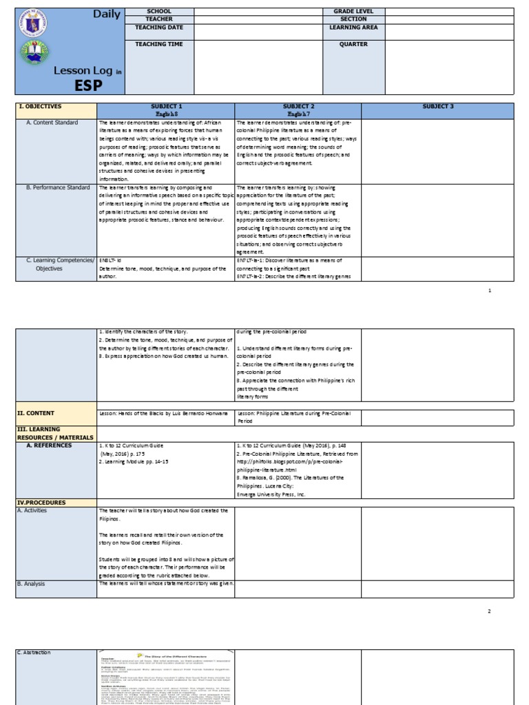 DLL template | PDF | Learning | English Language