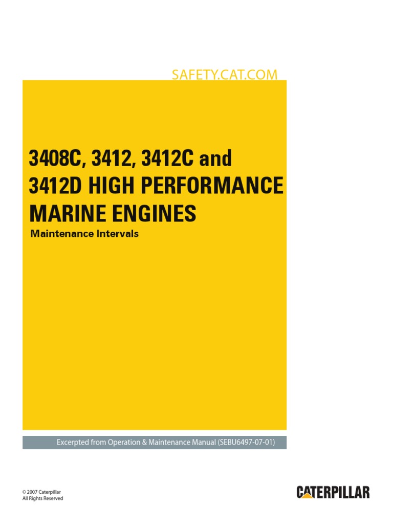 3408C, 3412, 3412C and 3412D High Performance Marine Engines ...