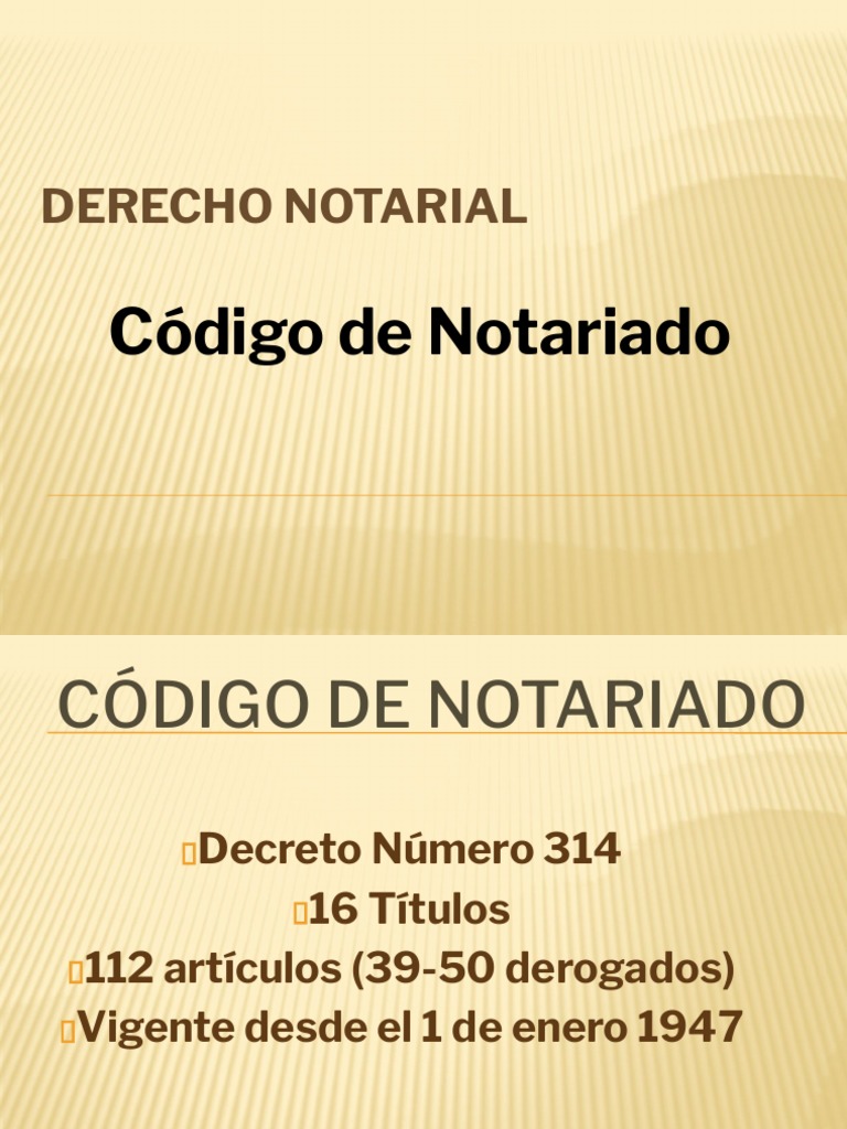 Codigo de Notariado - Funcion Notarial-Regimen Notario | PDF | Justicia ...