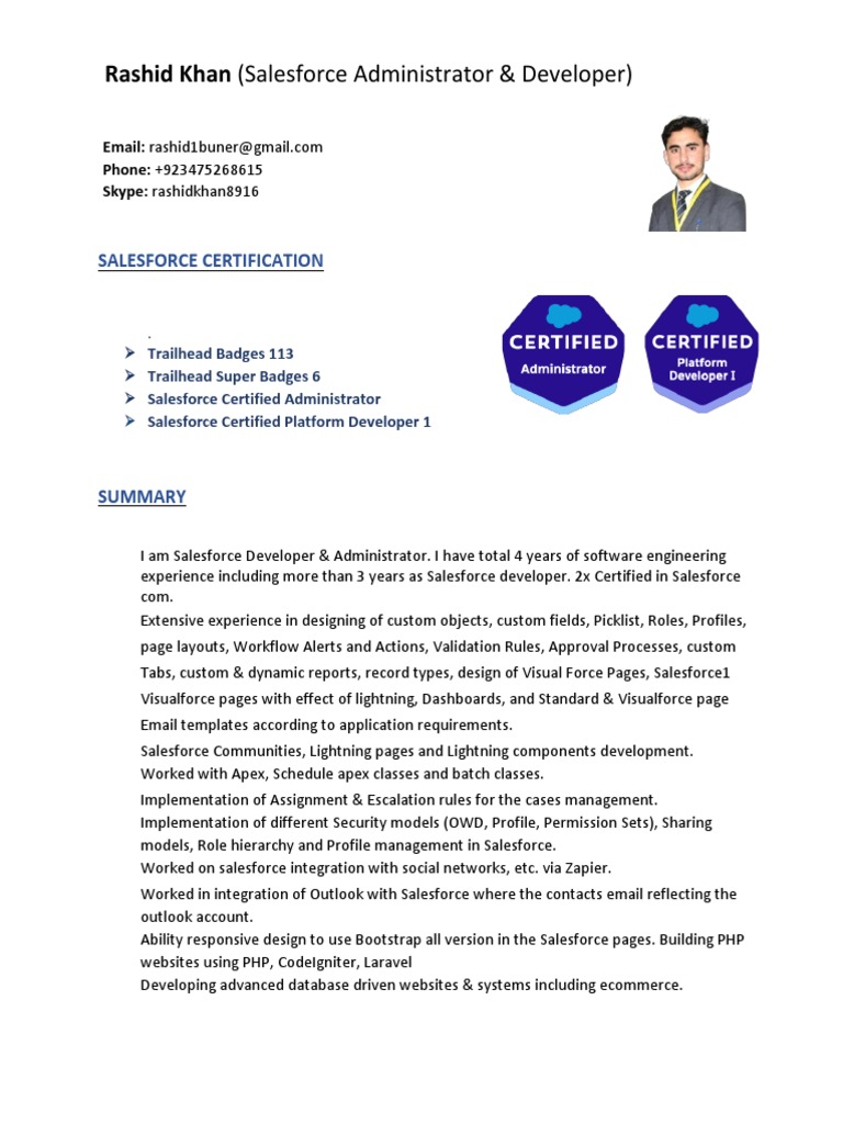 rashid_cv | PDF | Databases | Computer Engineering