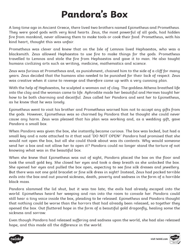 Reading-hot-Pandoras-Box_removed | PDF | Prometheus | Zeus