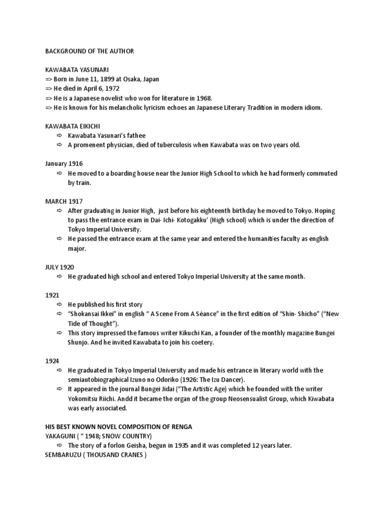 His Best Known Novel Composition of Renga | PDF | History | Classics