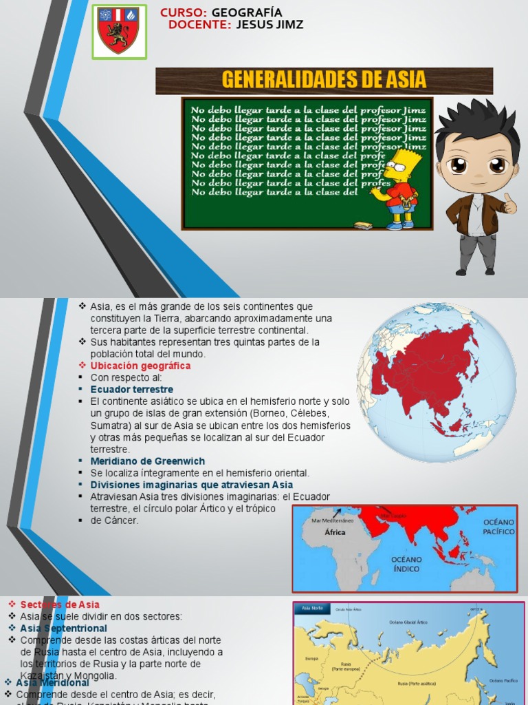 1 Generalidades de Asia | PDF | Asia | Geografía