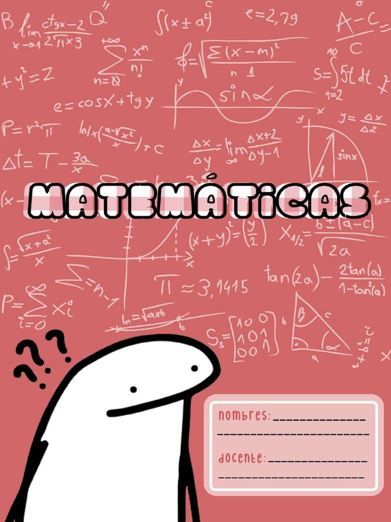 Carátula de Matemática | PDF