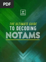 ICAO NOTAM Format Example for Airports | PDF | Air Traffic Control | Runway