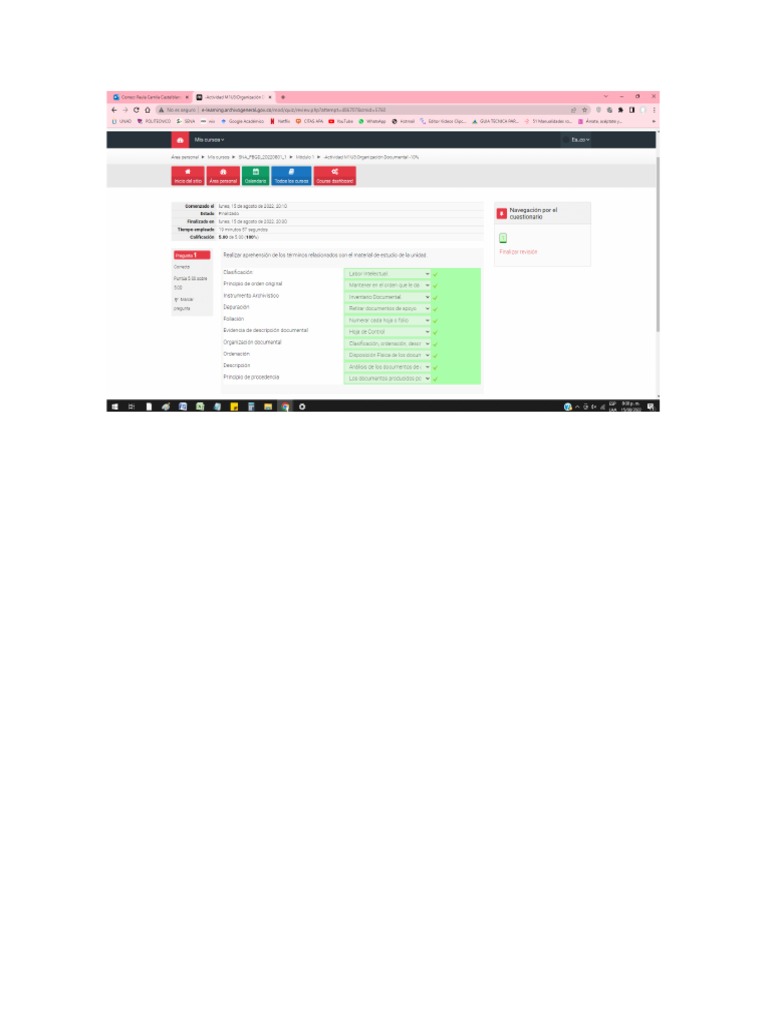 Actividad M1U3 Organización Documental | PDF