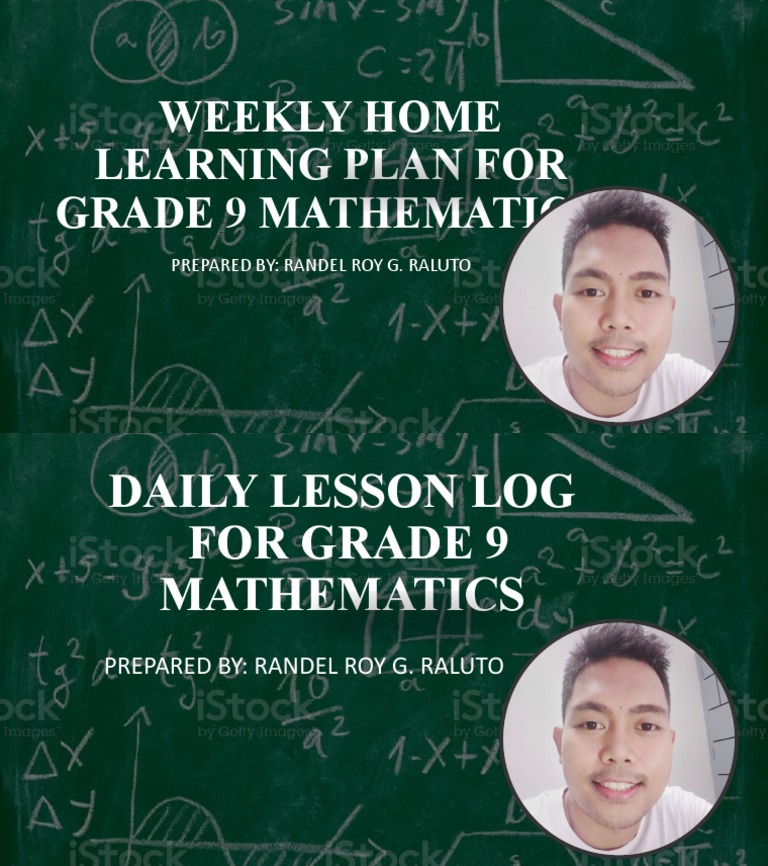 Weekly Home Learning Plan For Grade 9 Mathematics | PDF | Foreign ...