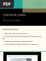 Topographic Map Quiz and Answers | PDF | Contour Line | Elevation