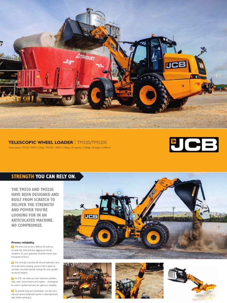 JCB TM320 & TM320S Brochure - Set248633215 | PDF | Horsepower | Loader ...