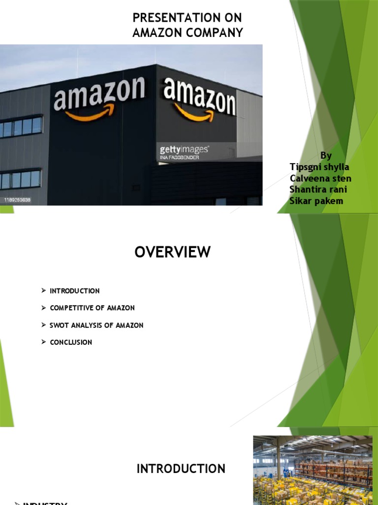 Presentation on Amazon Company | PDF