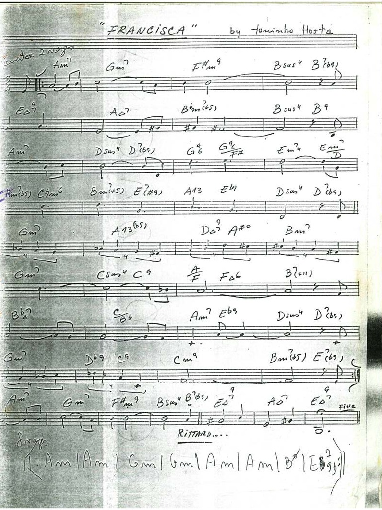 Francisca - Toninho Horta | PDF