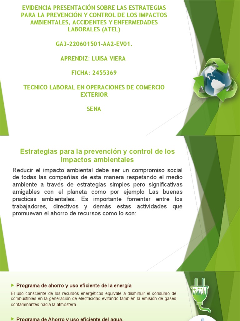 Ga3 220601501 Aa2 Ev01. | PDF | Entorno natural | Contaminación