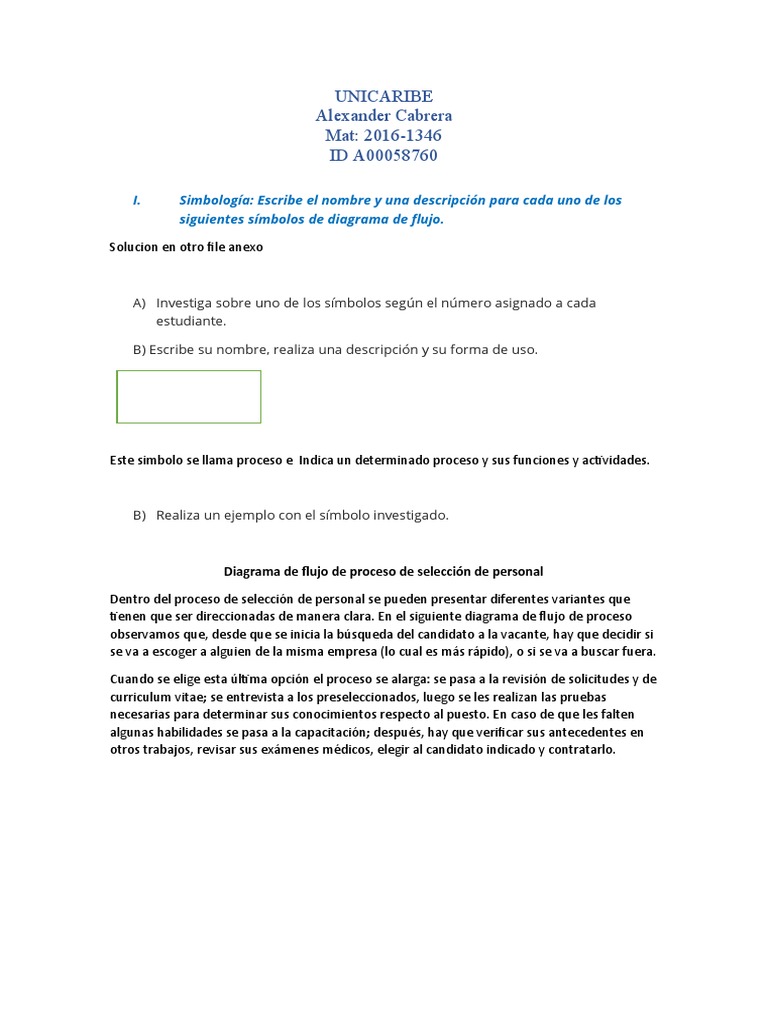 Unidad 3. Actividad 2. Entregable. Simbología. | PDF | Algoritmos | Programa de computadora