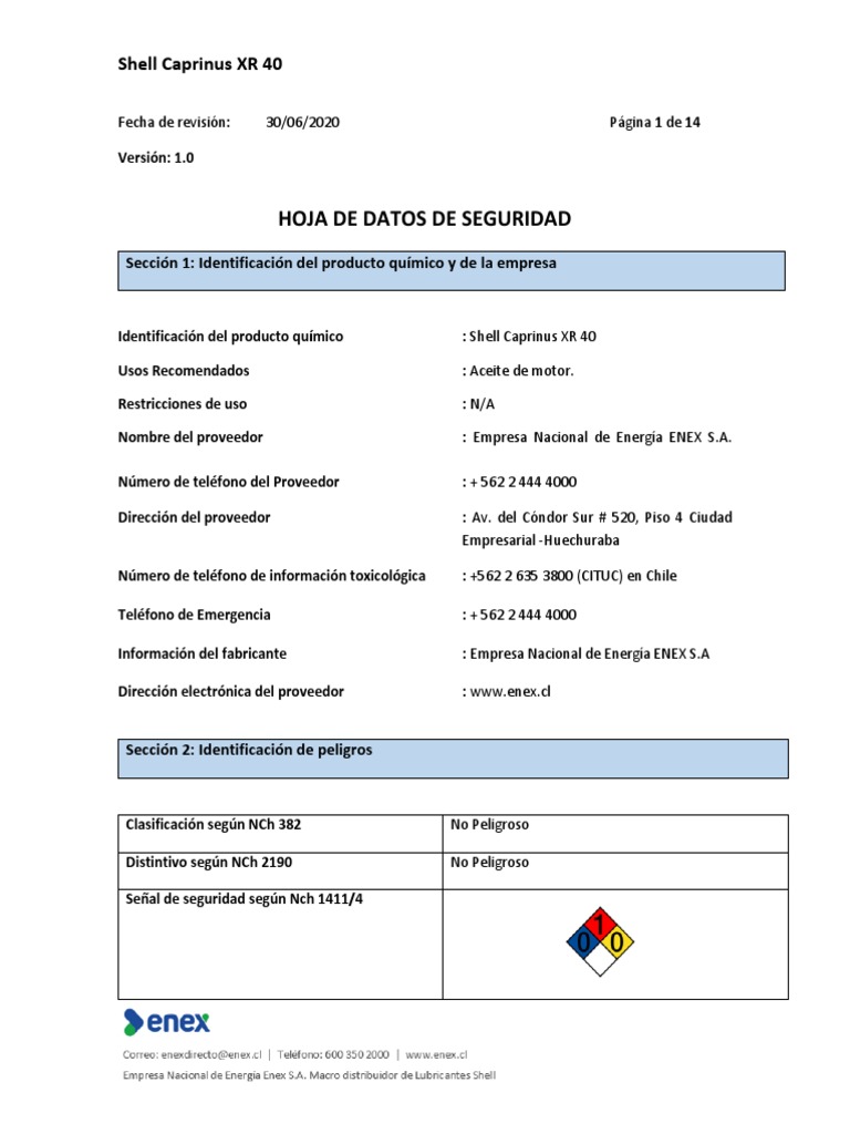 Caprinus XR 40 | PDF | Residuos | Agua