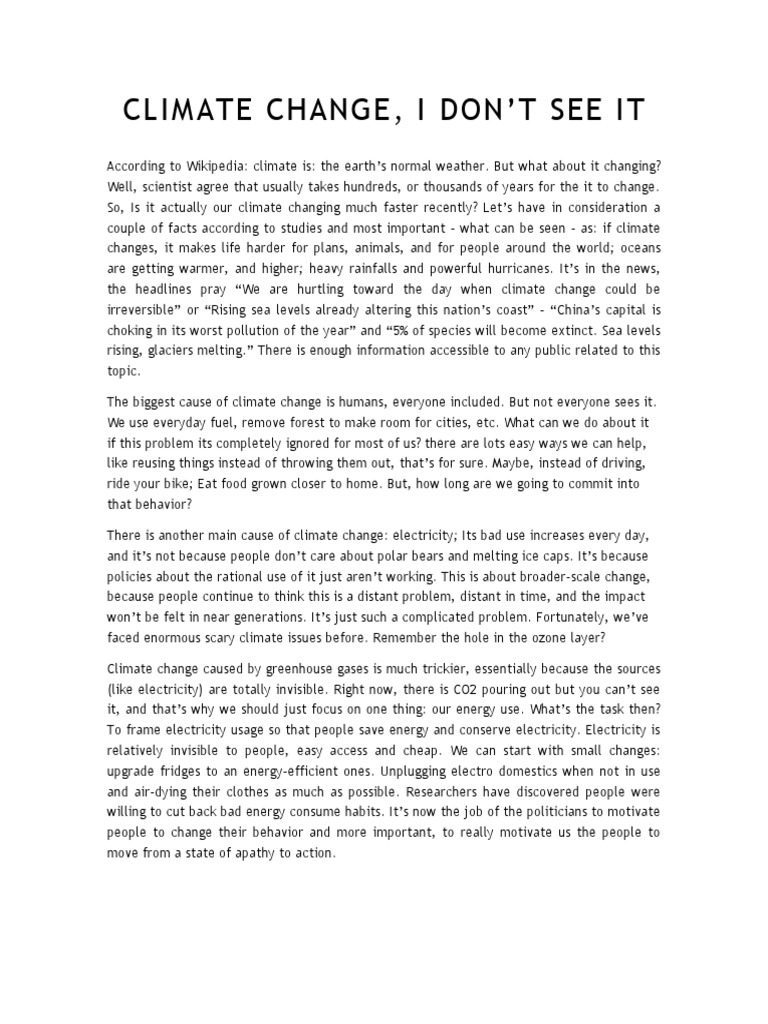 Why Is Climate Changing | PDF | Climate Change | Sea Level Rise Why Is Climate Changing | PDF | Climate Change | Sea Level Rise