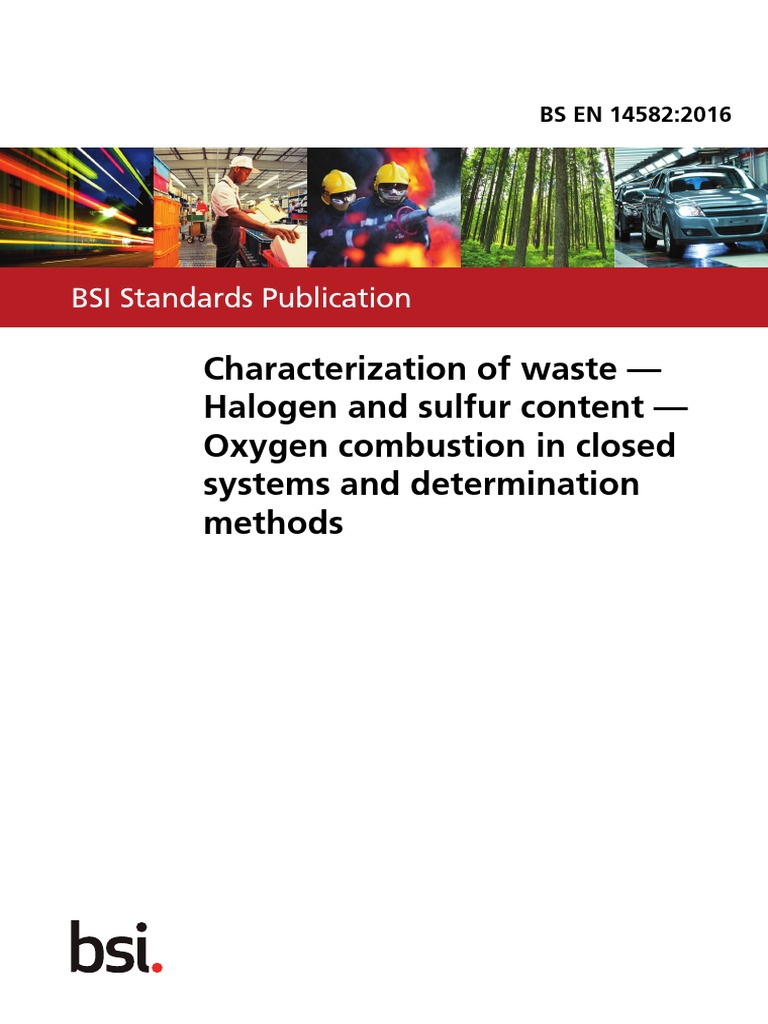 BS en 14582-2016 | PDF | Sodium Hydroxide | Hydroxide