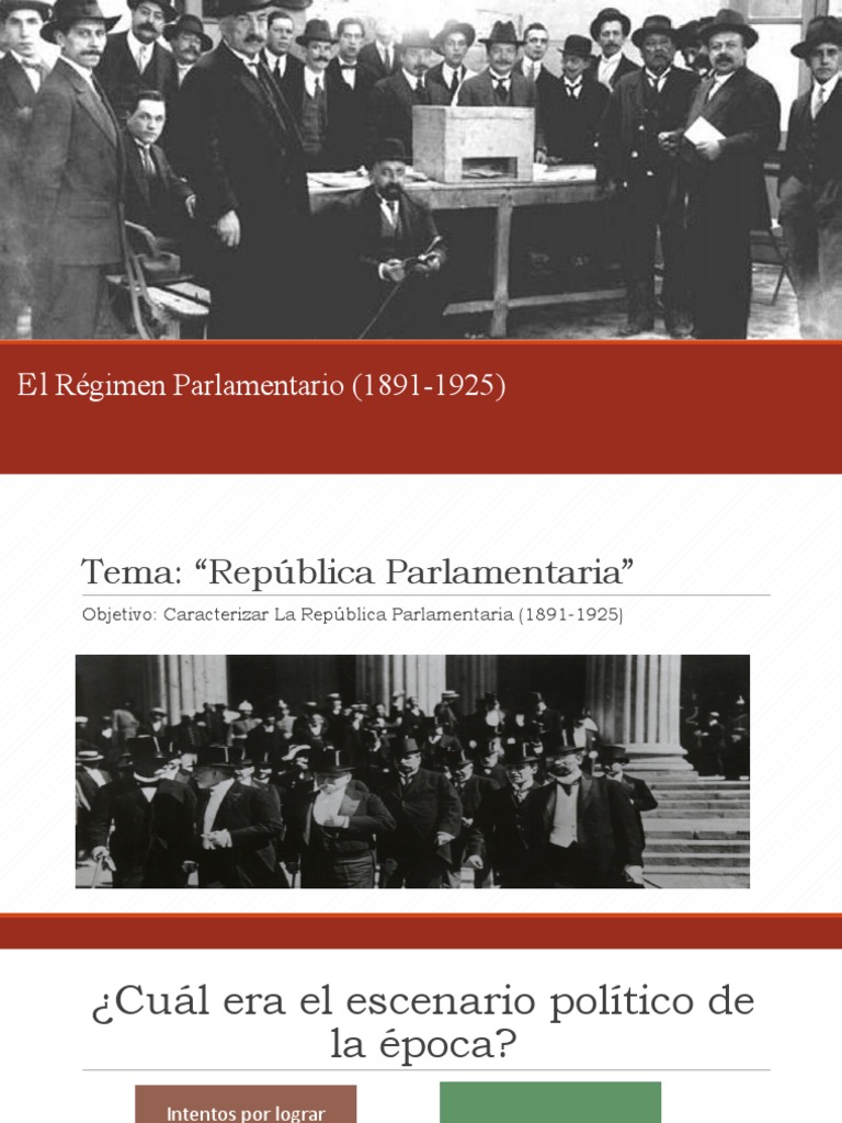 Características de la República Parlamentaria | PDF | Sistema ...
