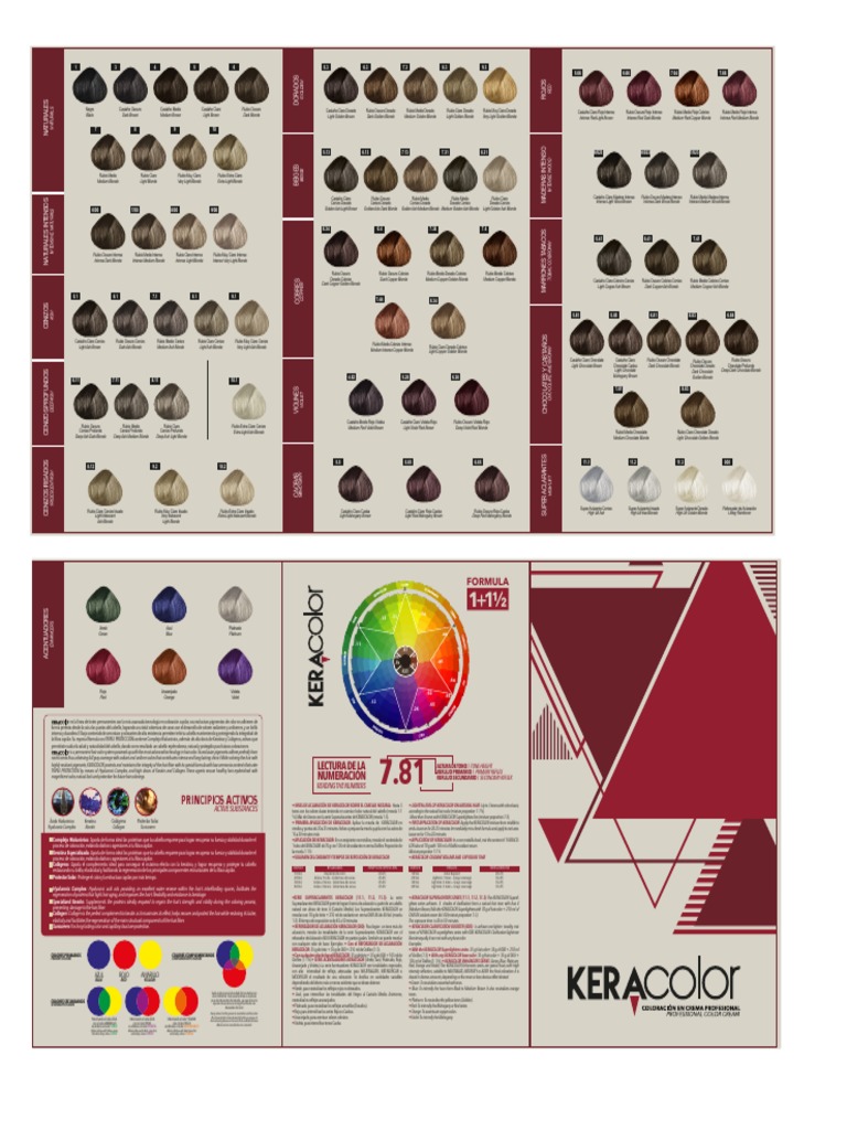 Carta Keracolor | PDF | Color | Rubio