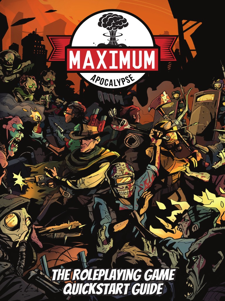The Roleplaying Game Quickstart Guide Quickstart Guide | PDF | Apocalyptic And Post Apocalyptic ...