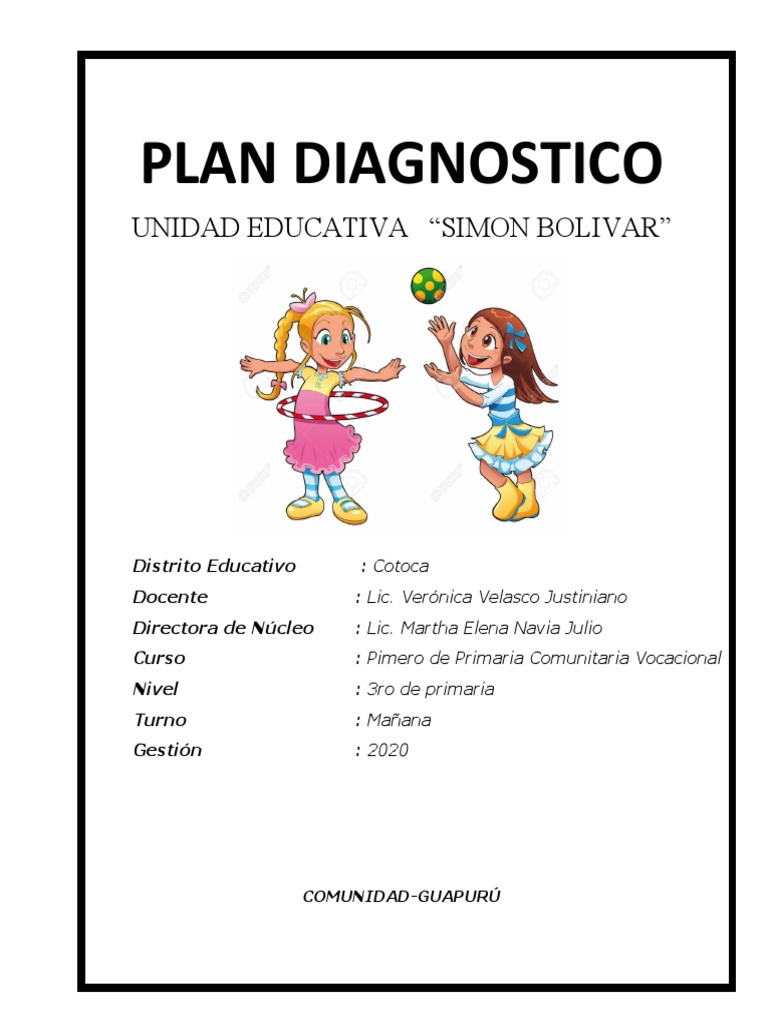 Tercero Profe veronicaPLAN DIAGNÓSTICO | PDF | Modificación de ...