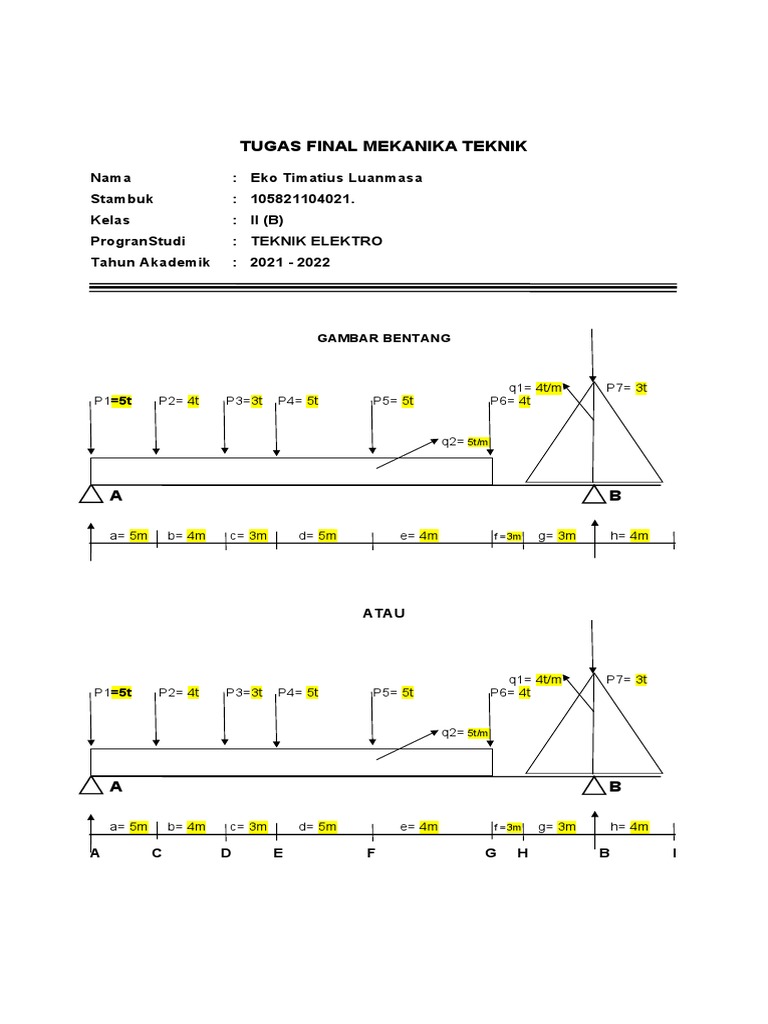 1 Contoh Mekanika | PDF
