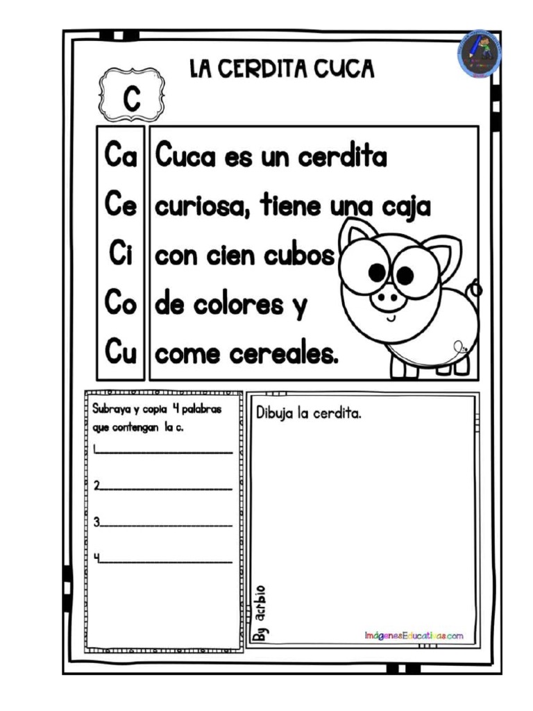 Actividad Con La Letra C | PDF