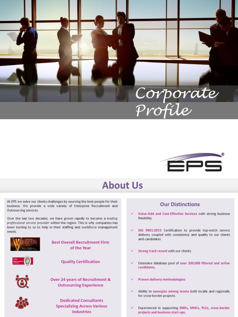 EPS Corporate Profile Malaysia | PDF | Recruitment | Economies